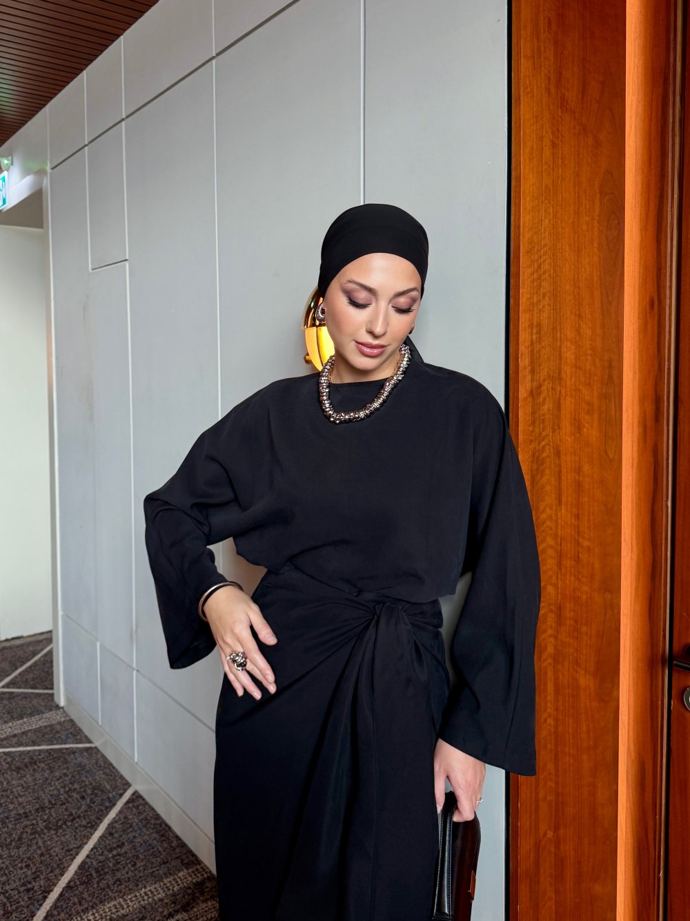 Elif Etekli Takım Siyah Modelleri Uygun Fiyatlarla