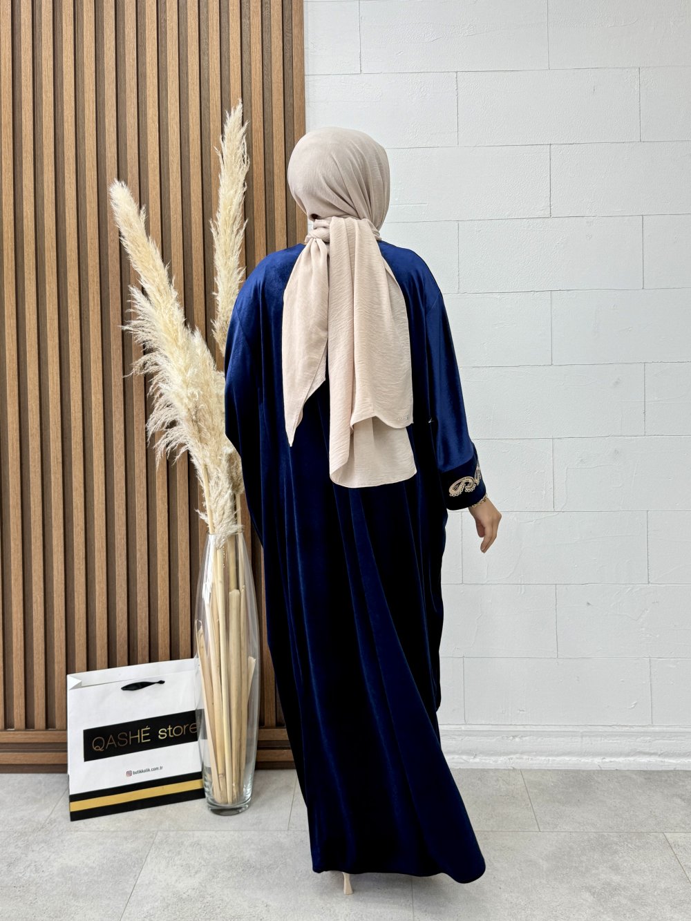 MAKBULE ELBİSE LACİVERT Modelleri Uygun Fiyatlarla