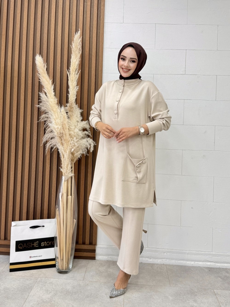 Ajda Takım Bej Modelleri Uygun Fiyatlarla