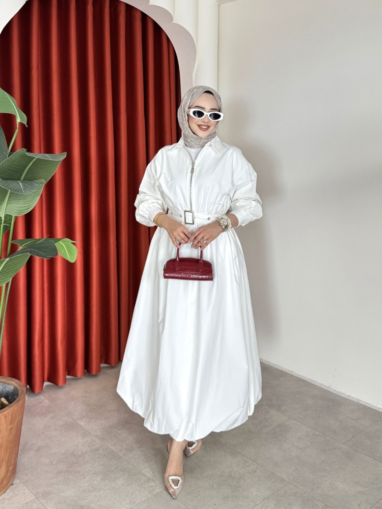 Hatice Elbise Beyaz Modelleri Uygun Fiyatlarla